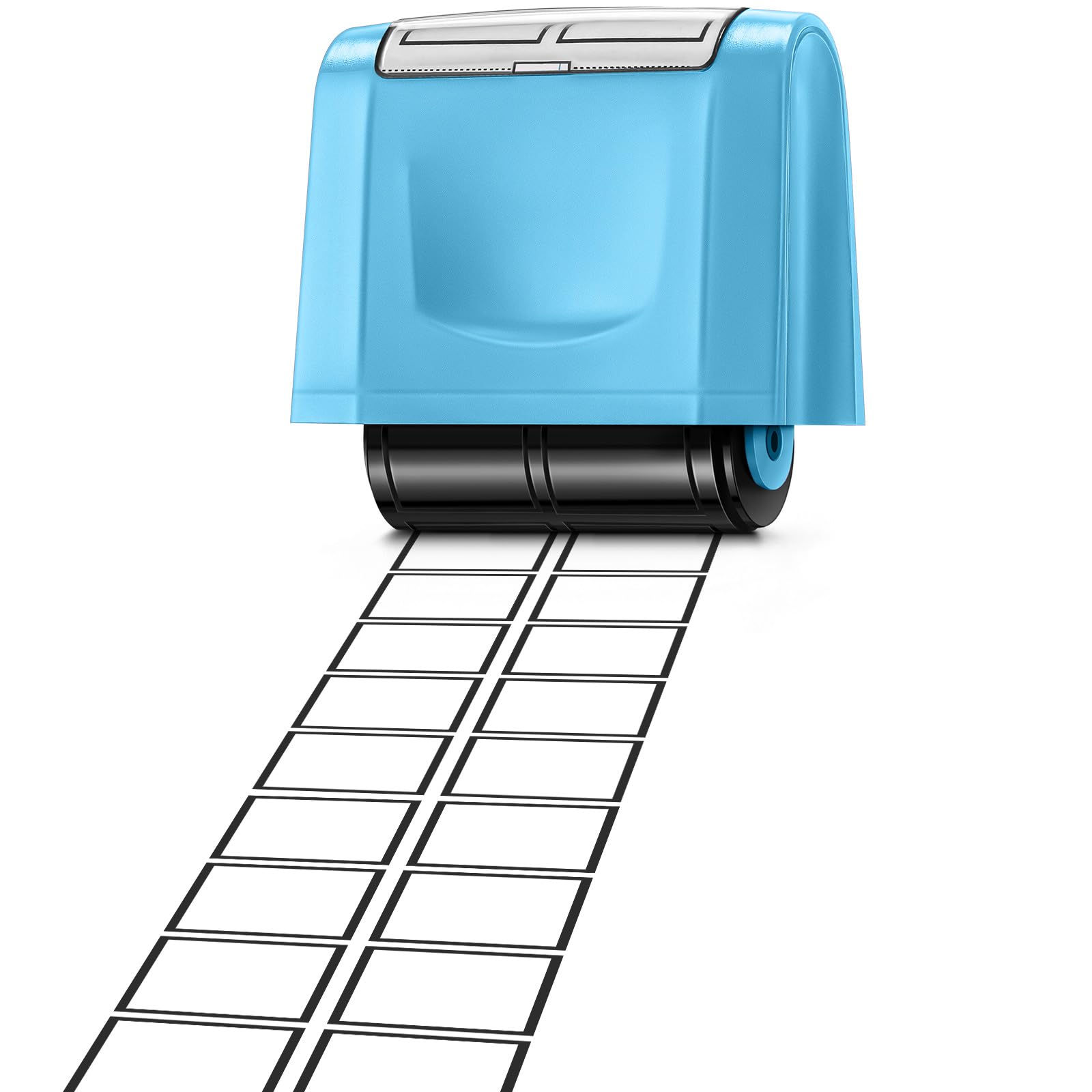 Snapklik.com : Nezyo Rolling Stamp 2 Squares Self Inking Black Ink ...