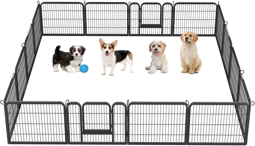 AVC Designs Pet Dog Pen Puppy Cat Rabbit Foldable Playpen Indoor ...