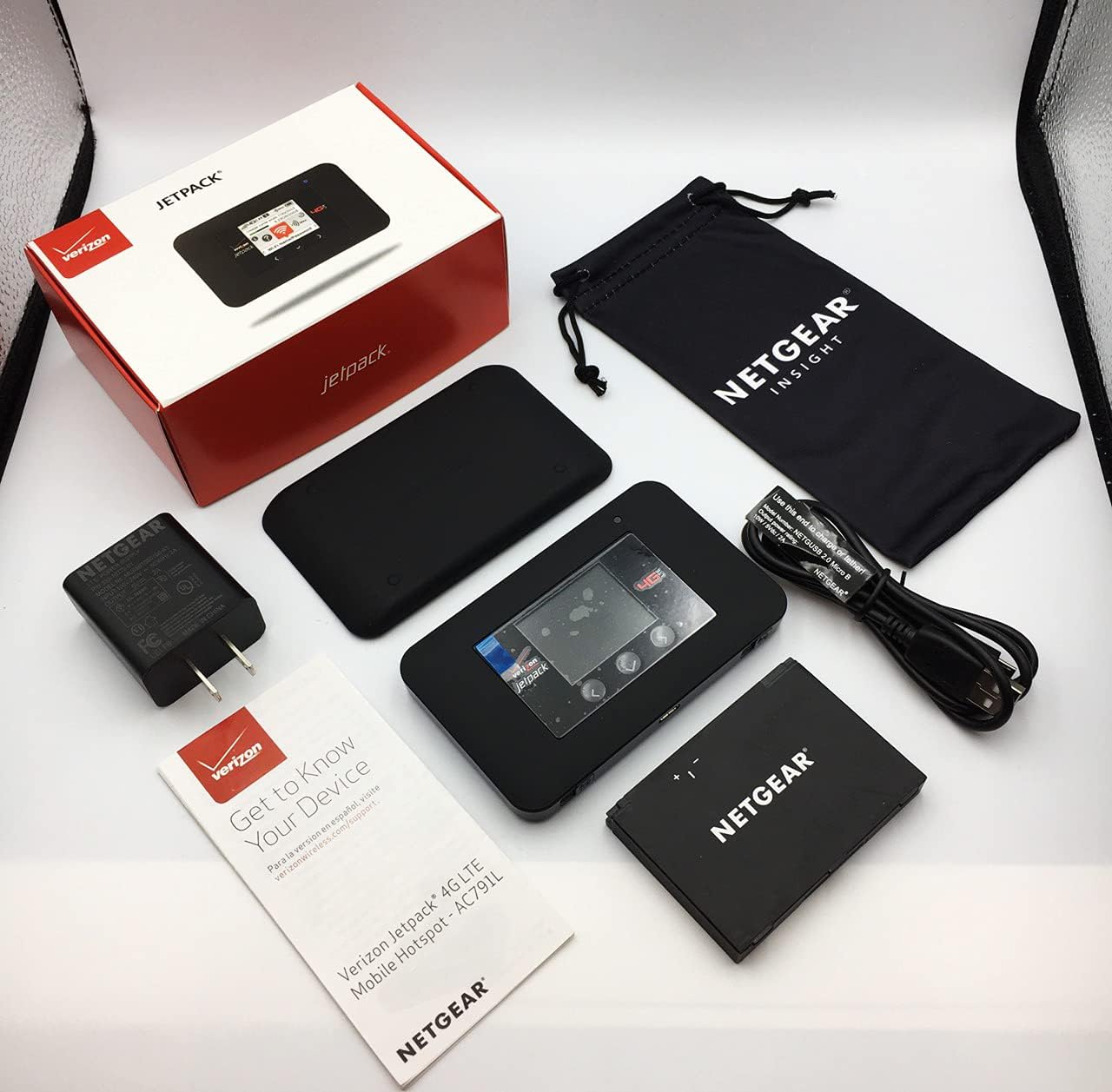 Amazon.com: Verizon Jetpack 4G LTE Mobile Hotspot - AC791L (Verizon ...