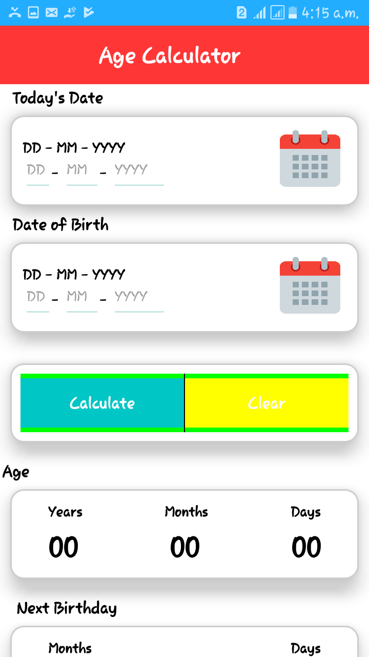 Age Calculator - App on Amazon Appstore