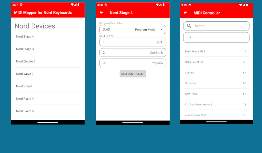 MIDI Mapper for Nord Keyboards - App on the Amazon Appstore