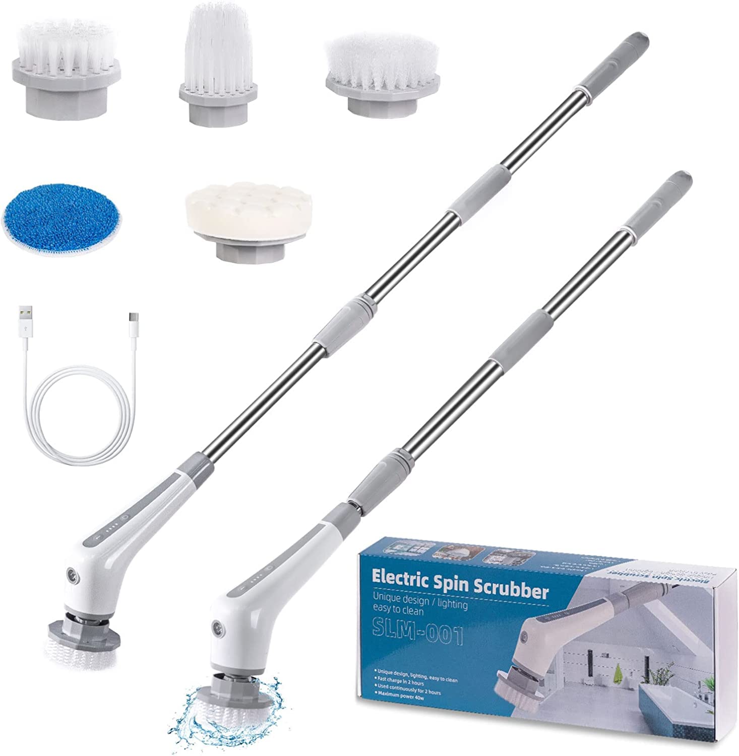 Gffft 2022 New Electric Spinning Scrubber 7 In 1 Electric | Desertcart ...