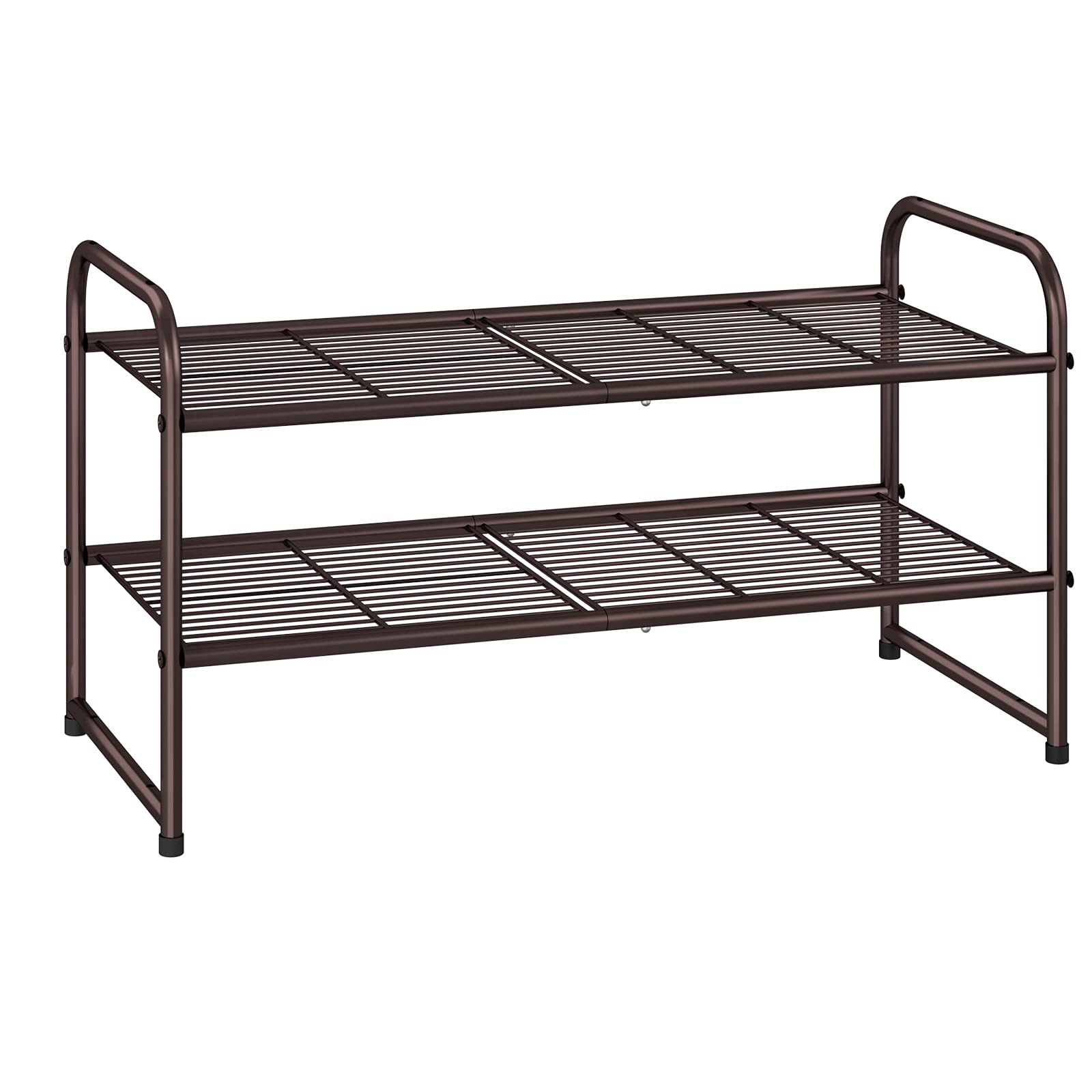 vontreux 2-Tier Stackable Shoe Rack, Expandable & Adjustable Shoe ...