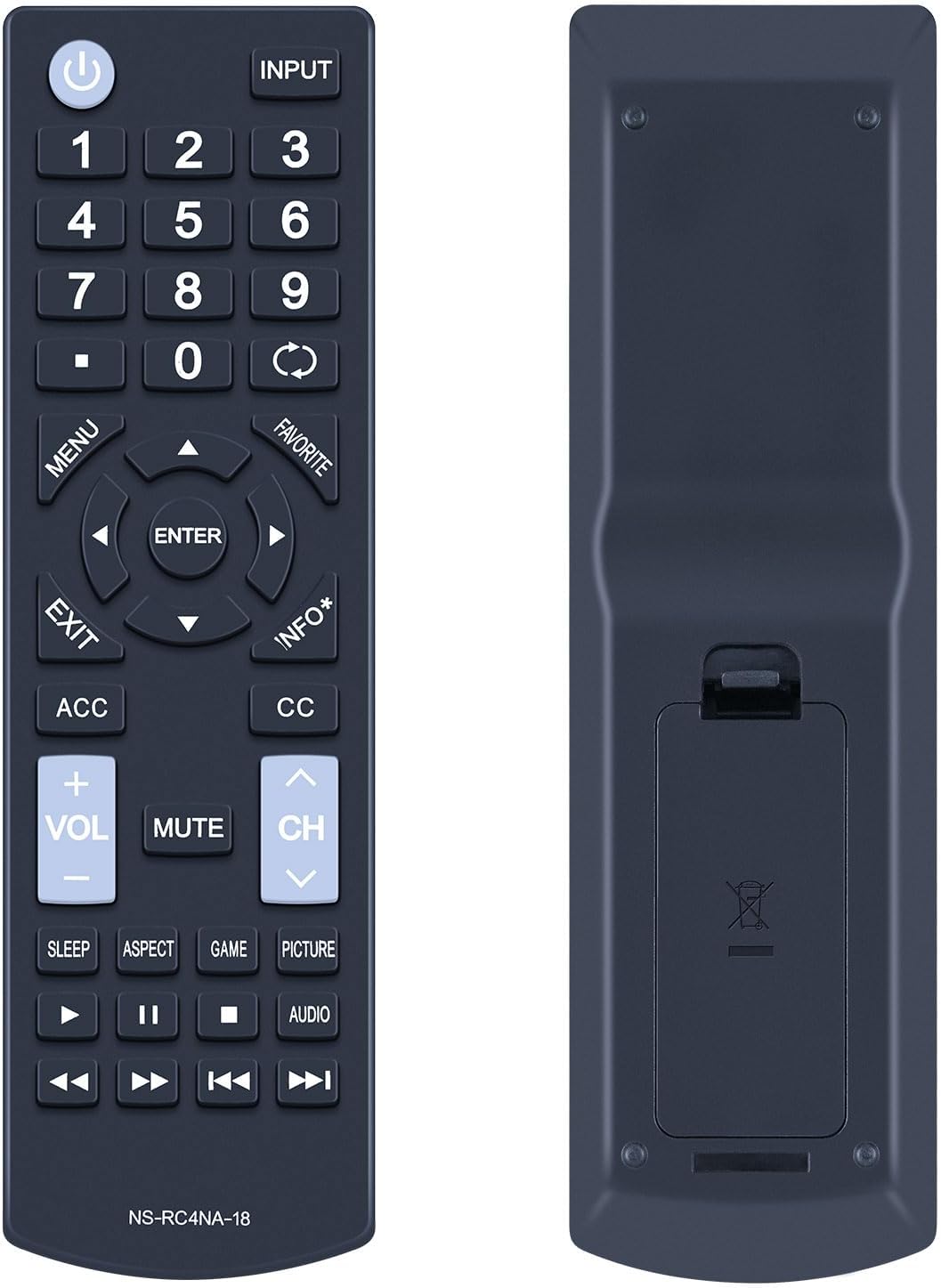 Amazon.com: Universal Remote Control for All Insignia TVs - Full ...