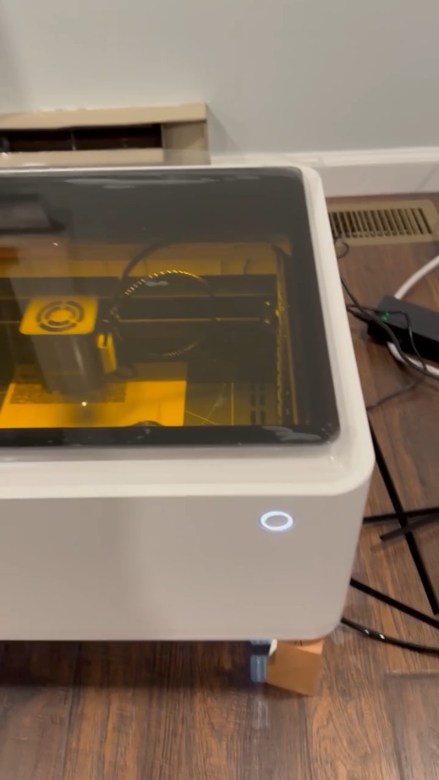 Watch Xtool M1 laser engraver with air assist initial review on Amazon Live