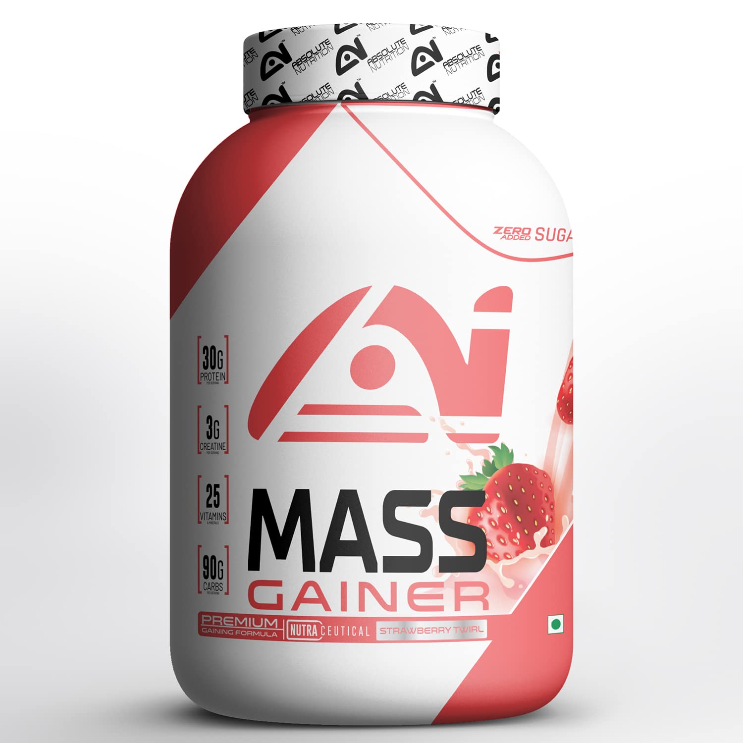 Buy Absolute tion’s Alpha Series Exclusive Mass Gainer 1 KG (STRAWBERRY ...