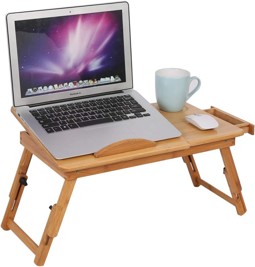 Amazon.de: SONGMICS Klappbarer Laptoptisch für Sofa oder Bett ...