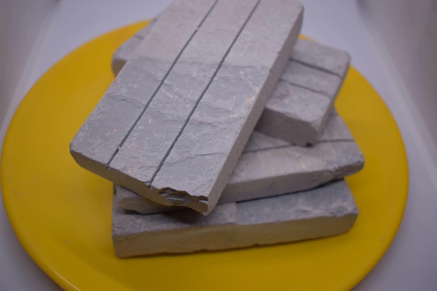 Amazon.com: India Clay Black grooved Slate block 500 grams : Office ...