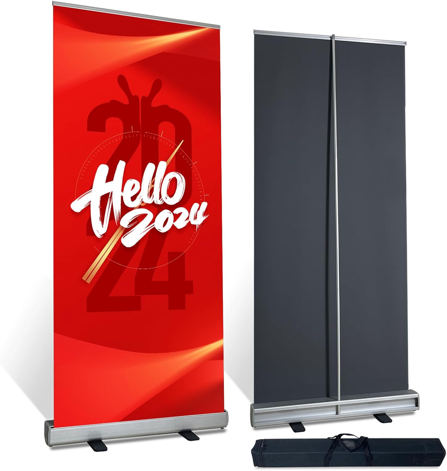 Amazon.com: AD.HOOMAI 33.5"x80" (1 UNIT) Heavy-Duty Retractable Banner ...