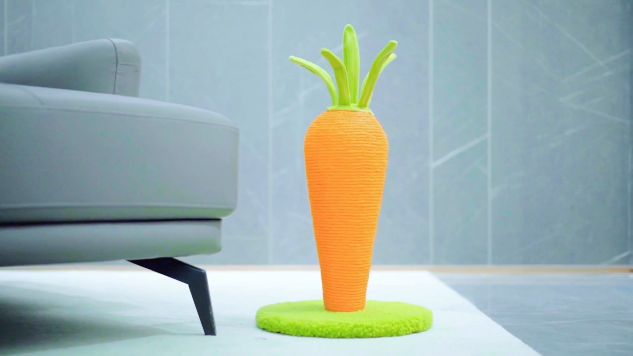 Watch AUSCAT Carrot Cat Scratching Post on Amazon Live