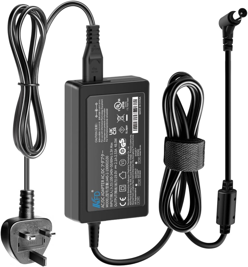 KFD 19V Power Supply Cable for LG Electronics UltraGear Gaming Monitor ...