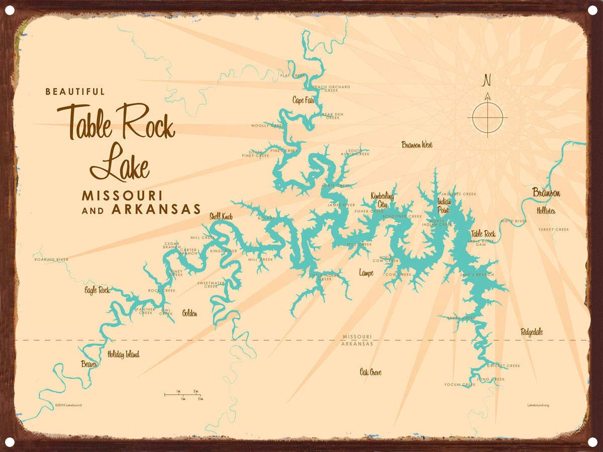 Map Of Table Rock Lake Missouri Table Rock Lake Campsite Photos