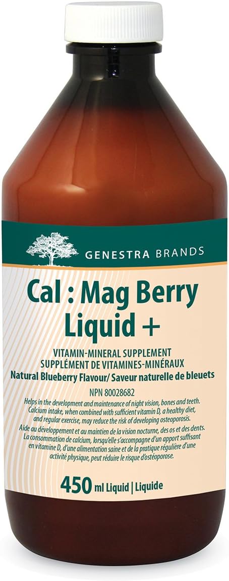 Genestra Brands - Cal : Mag Berry Liquid + - Comprehensive Bone Support ...