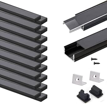 VST 20pack 3.3ft LED Channel, U Shape Led Diffuser Channel, LED ...