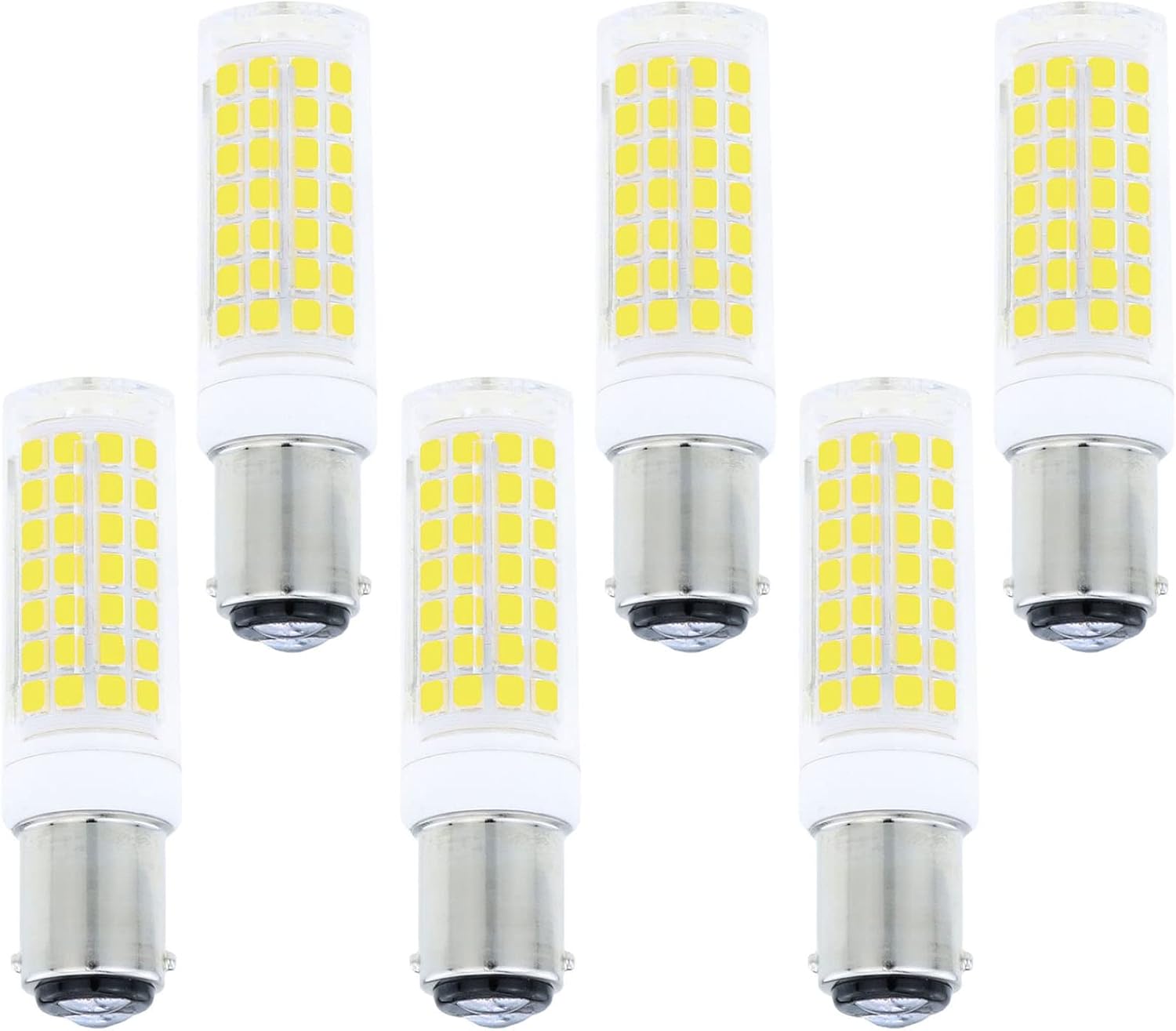 Lamsky Ba15d LED Bulb 7.5W Daylight White 6000K 120V,75W 80W Halogen ...