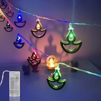 T Tersely Diwali Decoration Candle String Lights – 2M/6.5FT, 10 LED ...