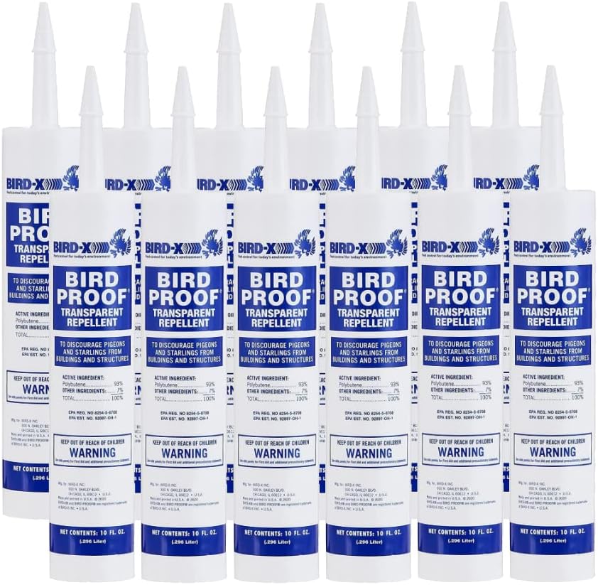 Amazon.com : Bird Proof Bird Repellent Gel 12 pack : Patio, Lawn & Garden