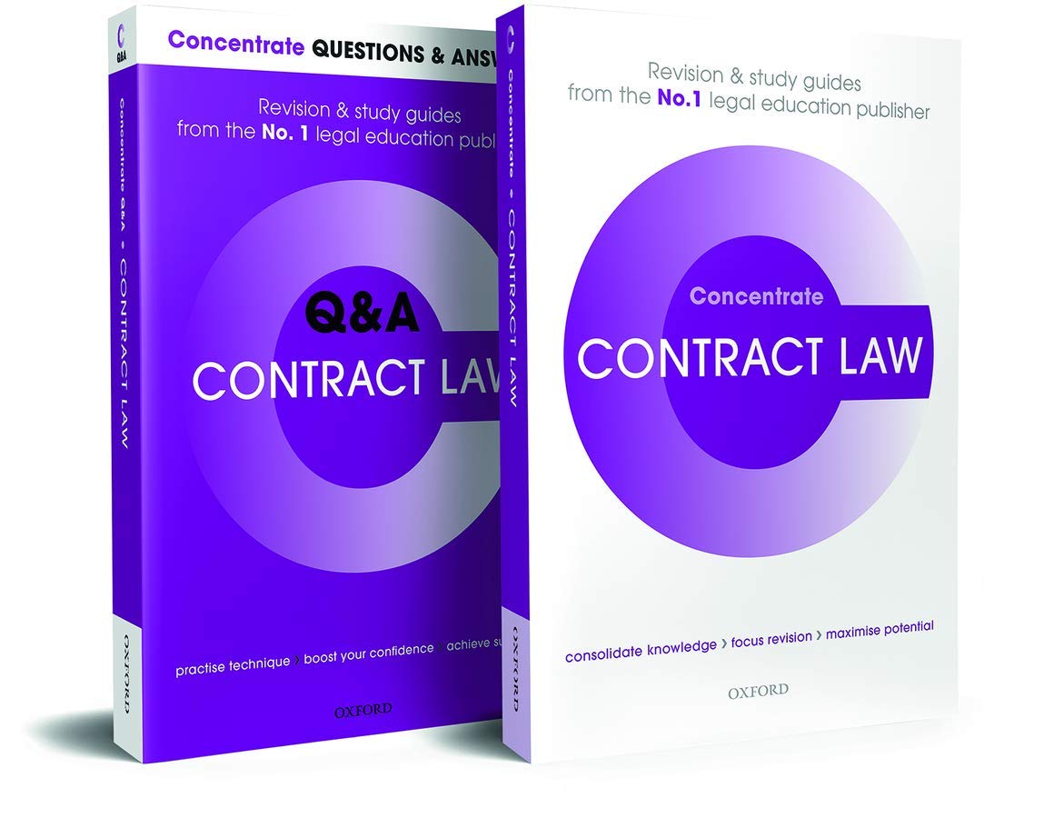 Amazon.com: Contract Law Revision Concentrate Pack: Law Revision and ...