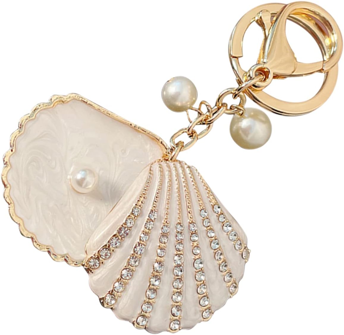 OFFSCH Shell Keychain Unique Key Chains Beach Keychain Ocean Keychain ...