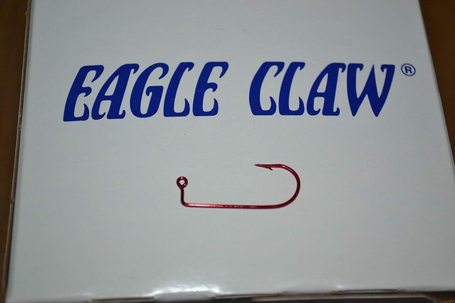 Amazon.com : Experience Real Fishing Eagle Claw 570RM RED JIG Hook #2 ...
