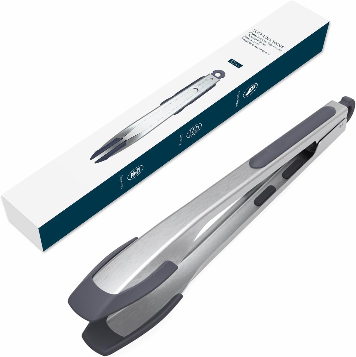 Amazon.com: Joseph Joseph Duo Lockable Tongs Hygienic with Integrated ...