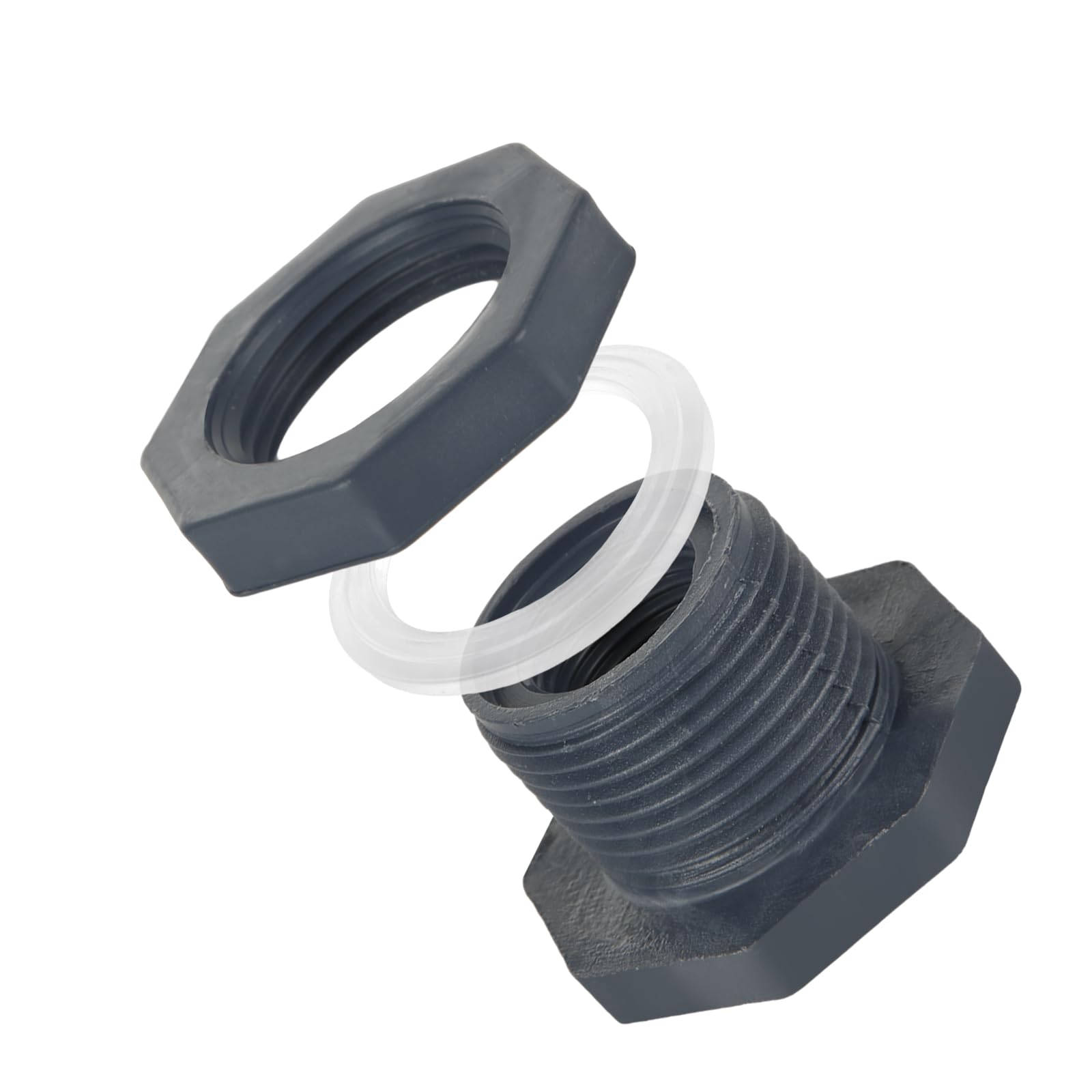 Snapklik.com : YOUNTHYE 10PCS Bulkhead Fitting 1/2 Inch Double Threaded ...