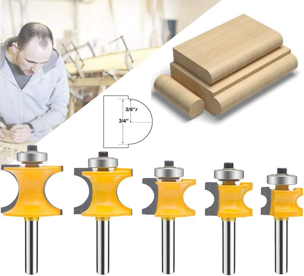 Faithfull FAIRB91 Router Bit TC Corner Bead 1/4in 3.2mm, Red / Silver ...