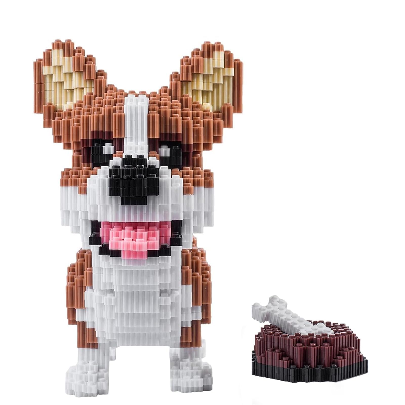 Amazon.com: AHZILEI Corgi and Food Mini Bricks Building Kit - A Must ...