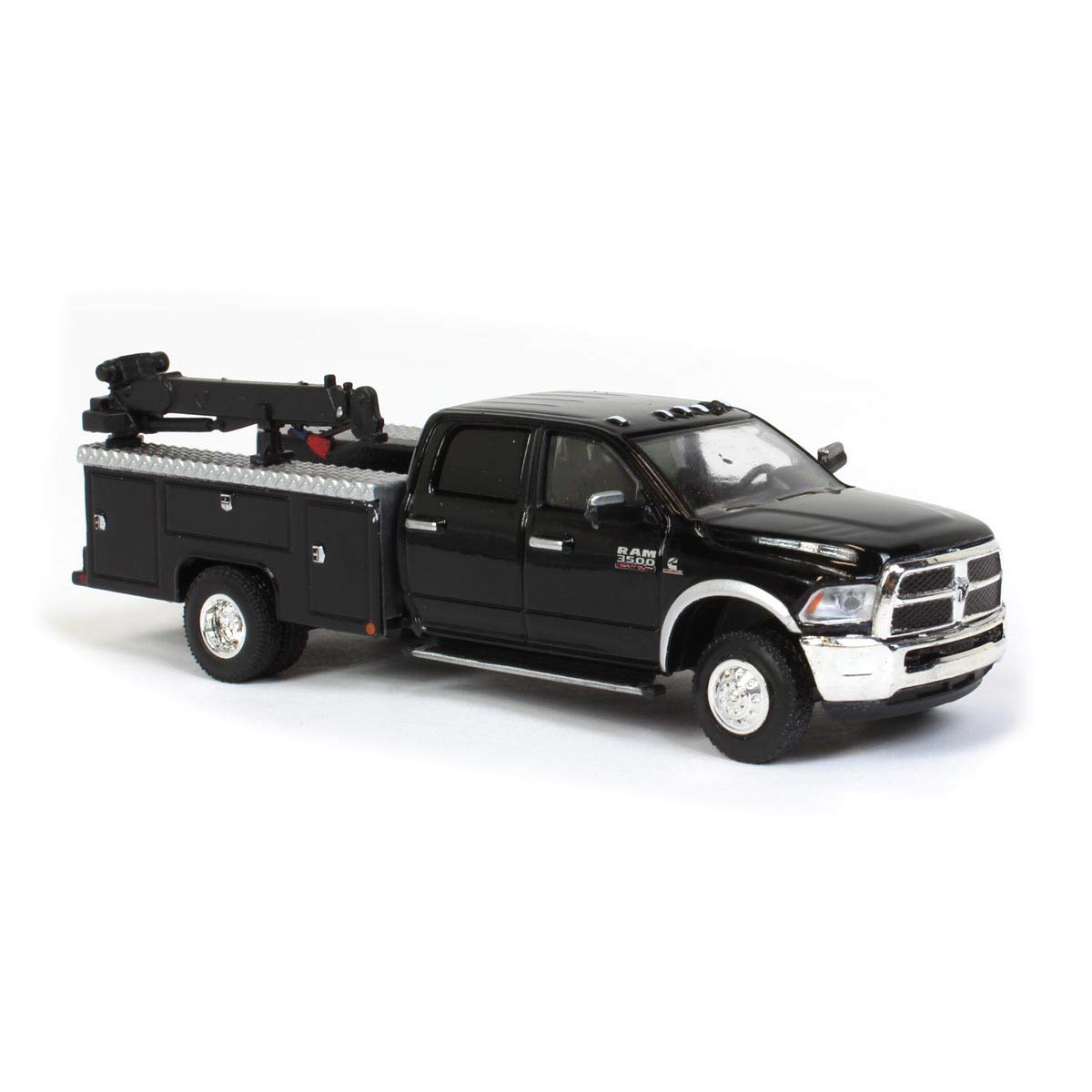 Buy Greenlight 2018 Ram 3500 Laramie Dually Crane Truck Brilliant Black ...