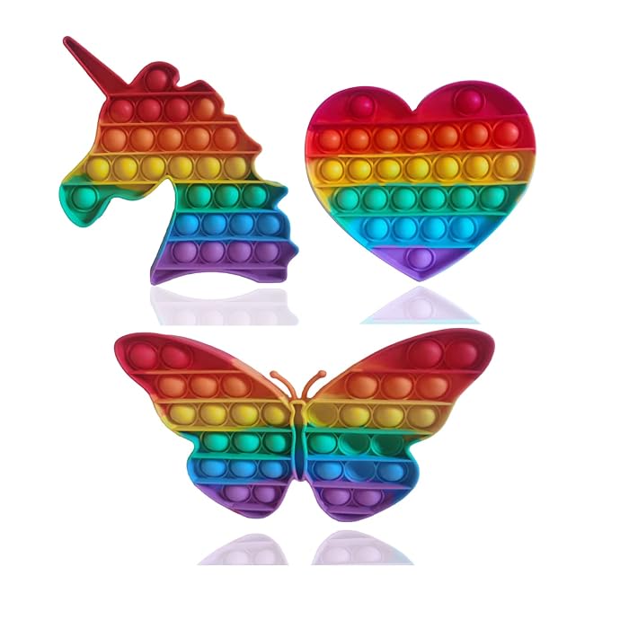Buy Simplove Pop It Fidget Toys Non-BPA No Pungent Smell Silicone ...