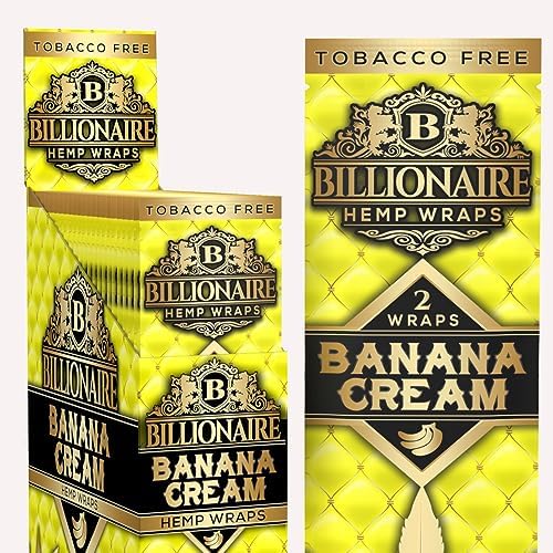 Amazon.com: Billionaire Wraps - Organic Wraps, Tobacco Free - (Banana ...