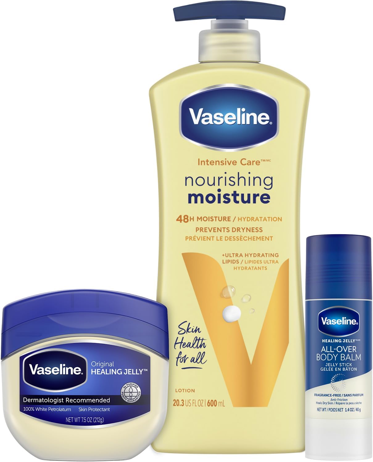 Amazon.com : Vaseline All Over Body Balm Jelly Stick, Travel Size ...
