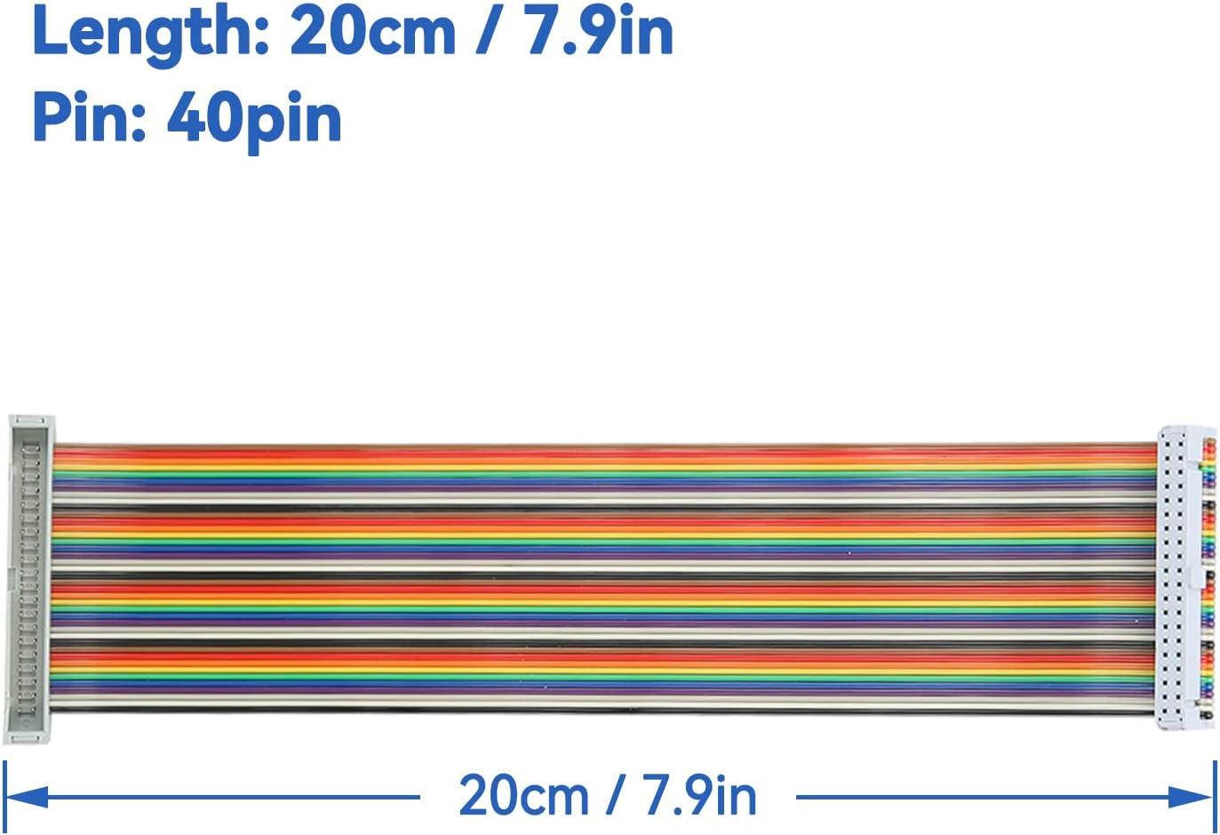 GPIO Wire,5Pcs GPIO Cable for Raspberry Pi Male to Female 40pin Wire ...