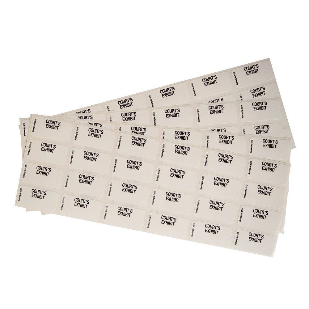 Amazon.com : Blumberg Exhibit Labels and Stickers; 1-1/2" x 3/4"; 96 ...