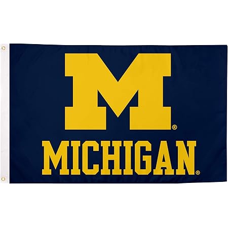 Amazon.com : UM Michigan Wolverines University Large College Flag ...