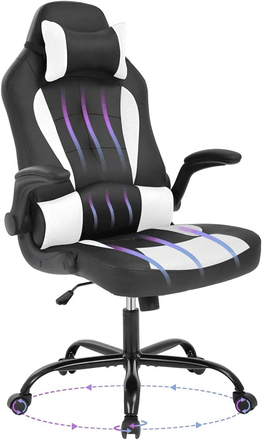 Amazon.com: Racing Office Chair Gaming Chair High Back Computer Chair ...
