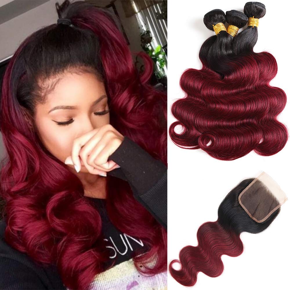 Brazilian Weave Ombre Red