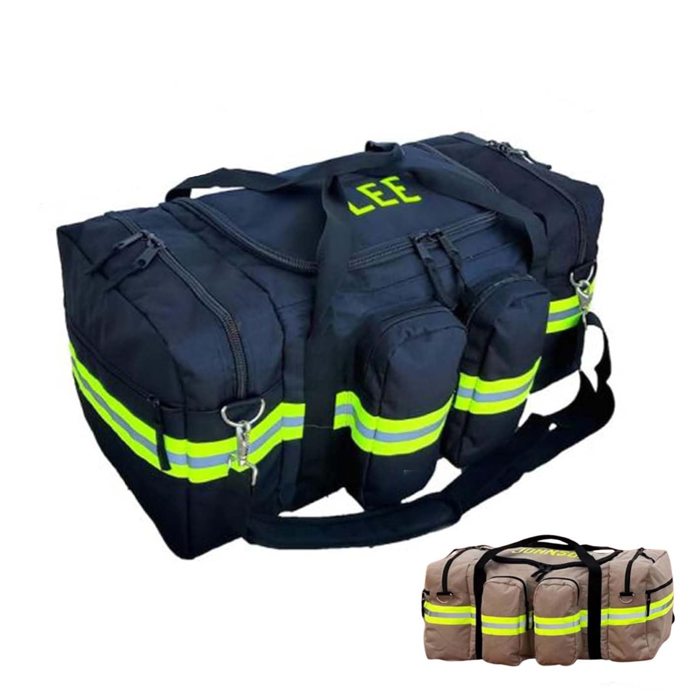 Amazon.com: Personalized Firefighter Equipment Duffel Bag, Custom Name ...