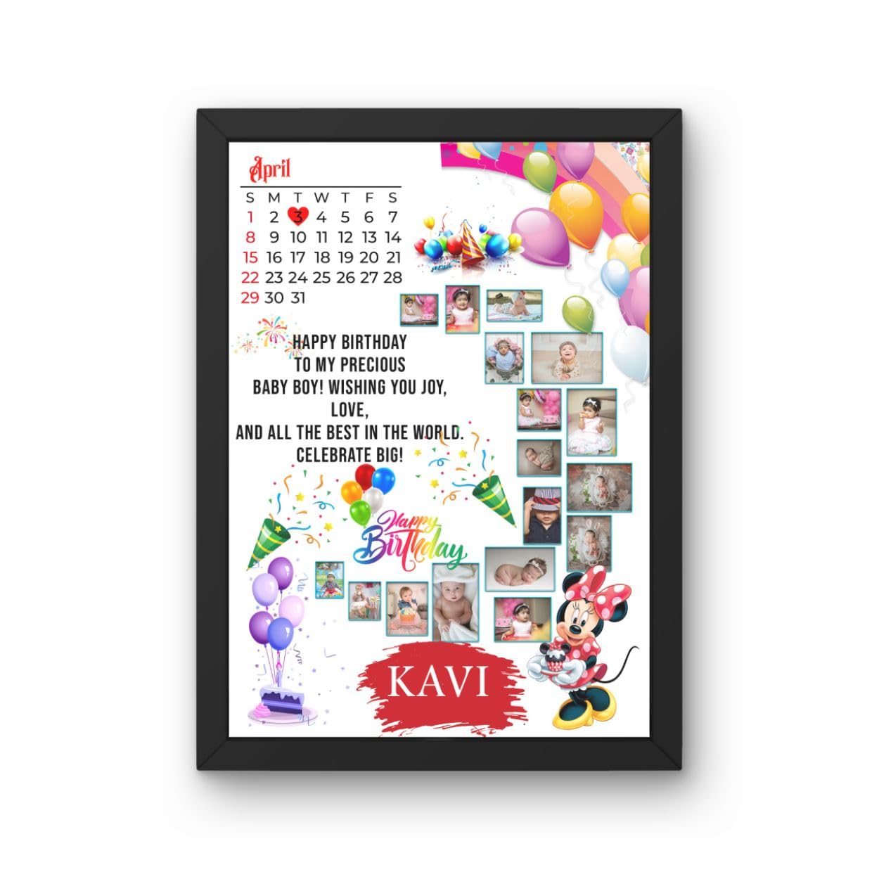 Happy 9th Birthday Photo Editor