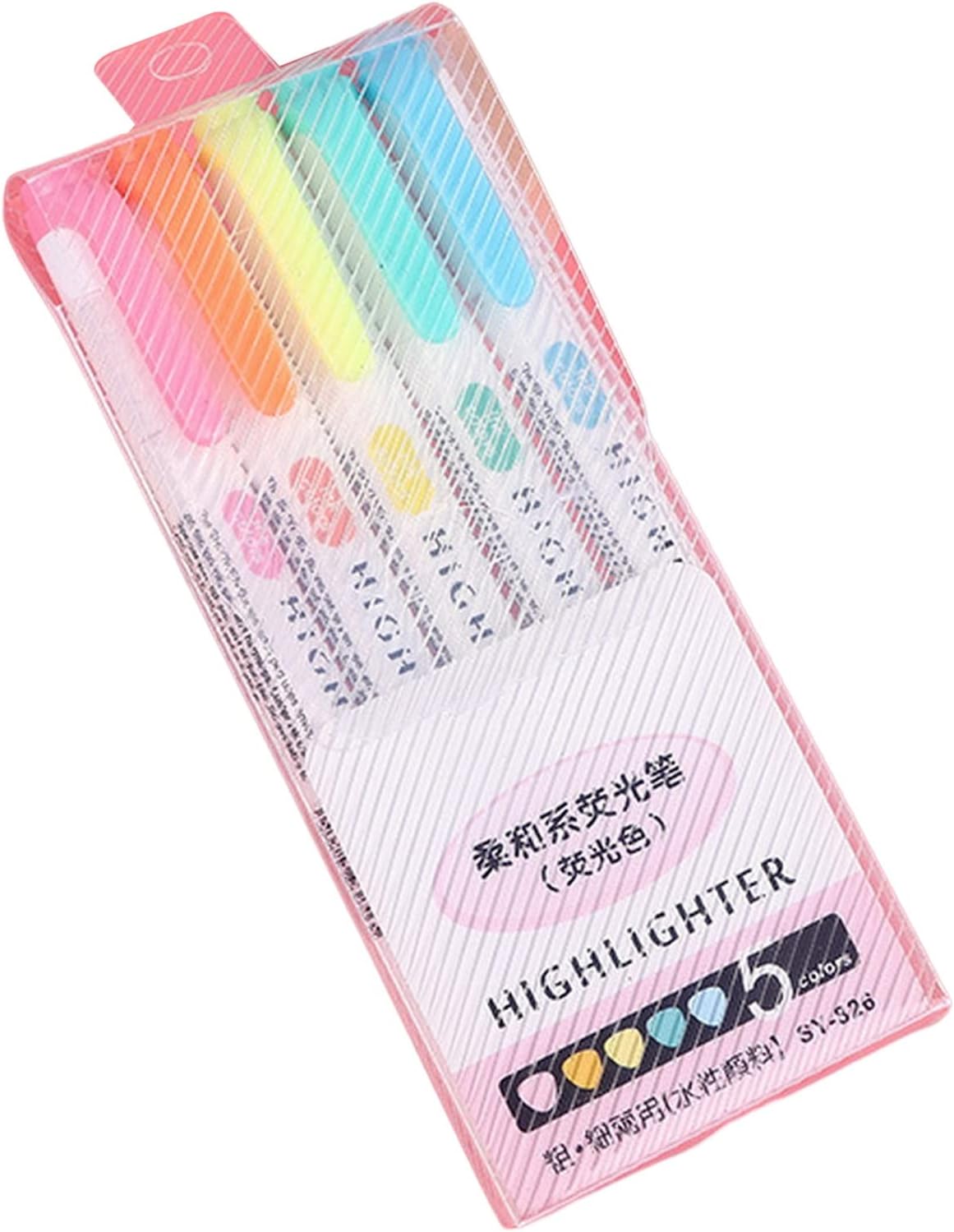 Amazon.com : Lopeceal 5Pcs Fluorescent Marker Doodle DIY Scrapbooking 5 ...