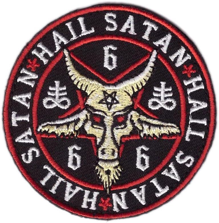 Titan One Europe - Hail Satan 666 Baphomet Hell Lucifer Bestickter ...