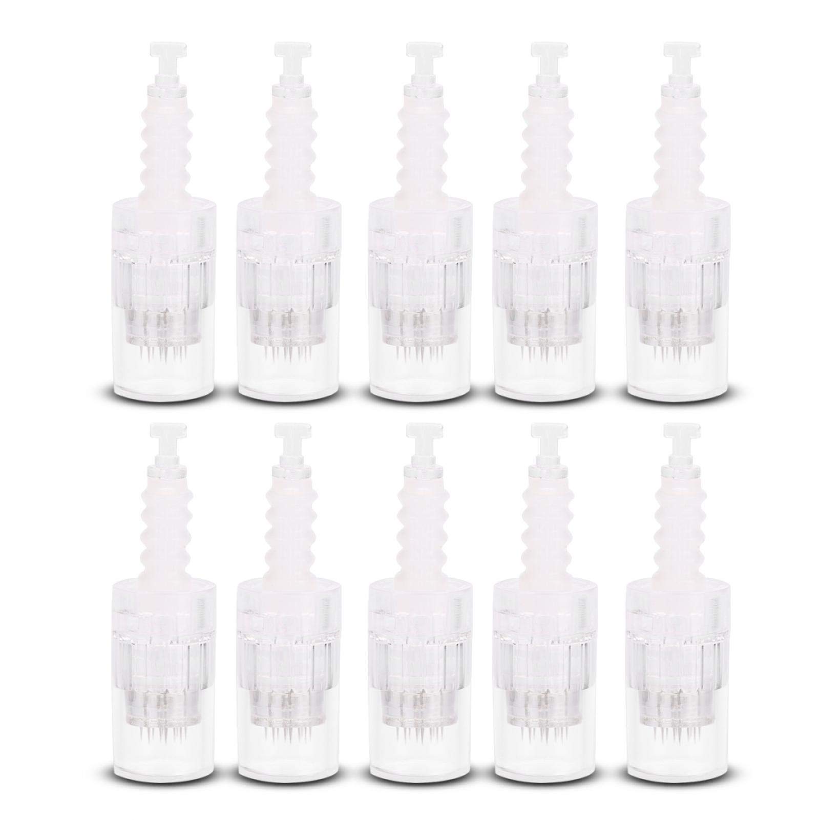 Buy 12 Pin Microneedling Cartridges, 10 Pcs Microneedling Replacement ...