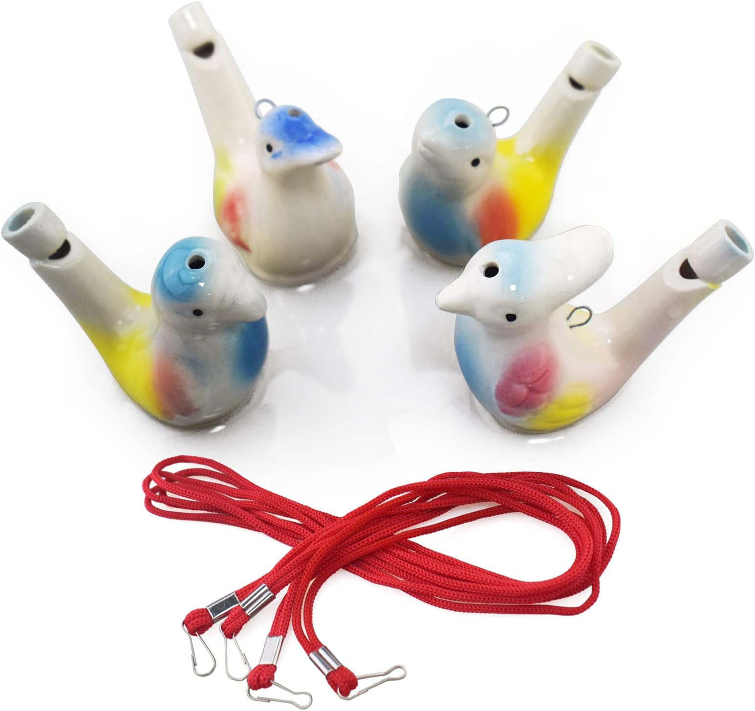 Amazon.com: Hedume Set of 12 Ceramic Bird Whistles, Bird Water Whistles ...