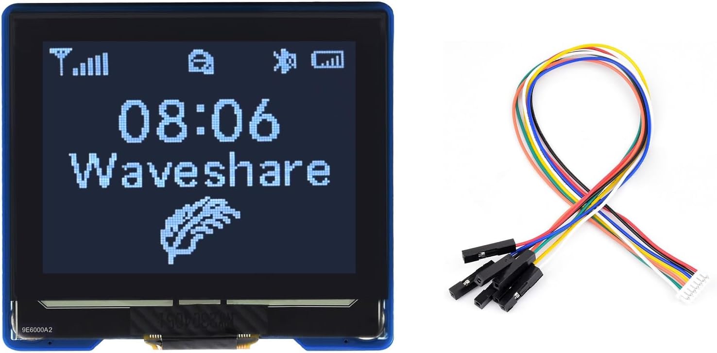 Amazon.com: waveshare 1.32inch OLED Display Module, 128x96 Pixels 16 ...