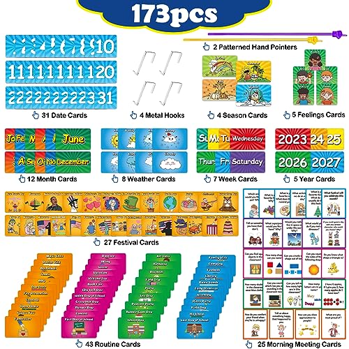Snapklik.com : Classroom Calendar Pocket Chart,Monthly Calendar For Kid ...