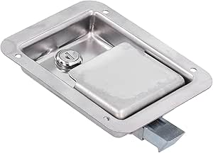 Recessed Lift Pull Handle 304 Stainless Steel Flush Mount Lock with 2 ...