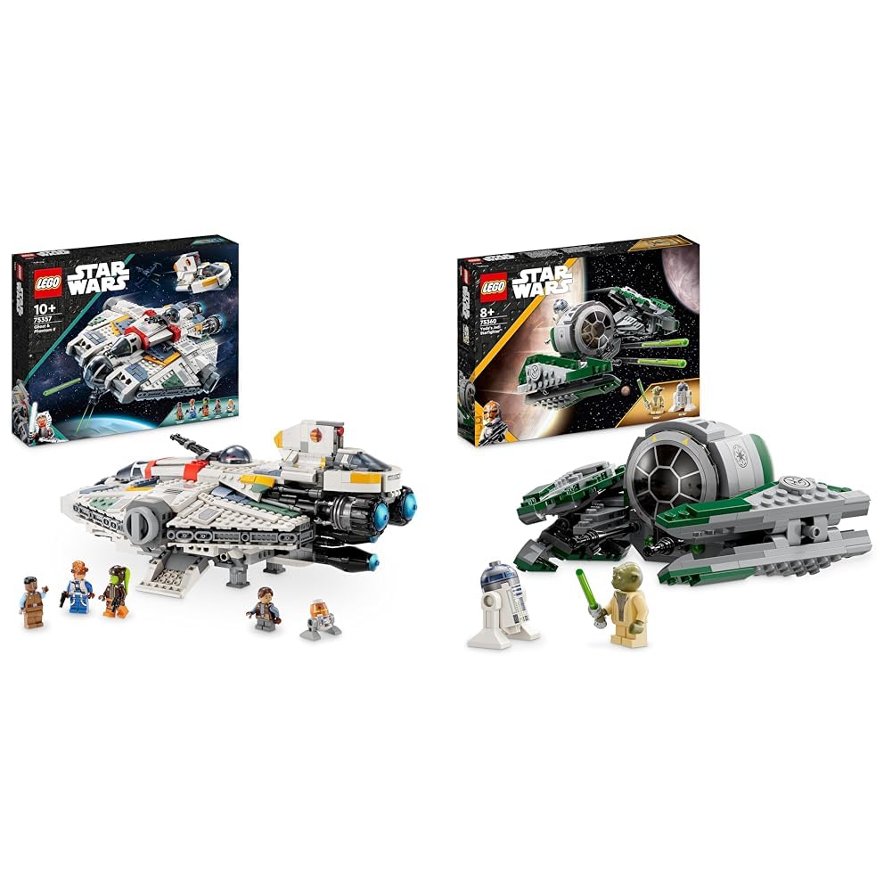 LEGO 75357 Star Wars Ghost & Phantom II Set Featuring 2 Brick-Built ...