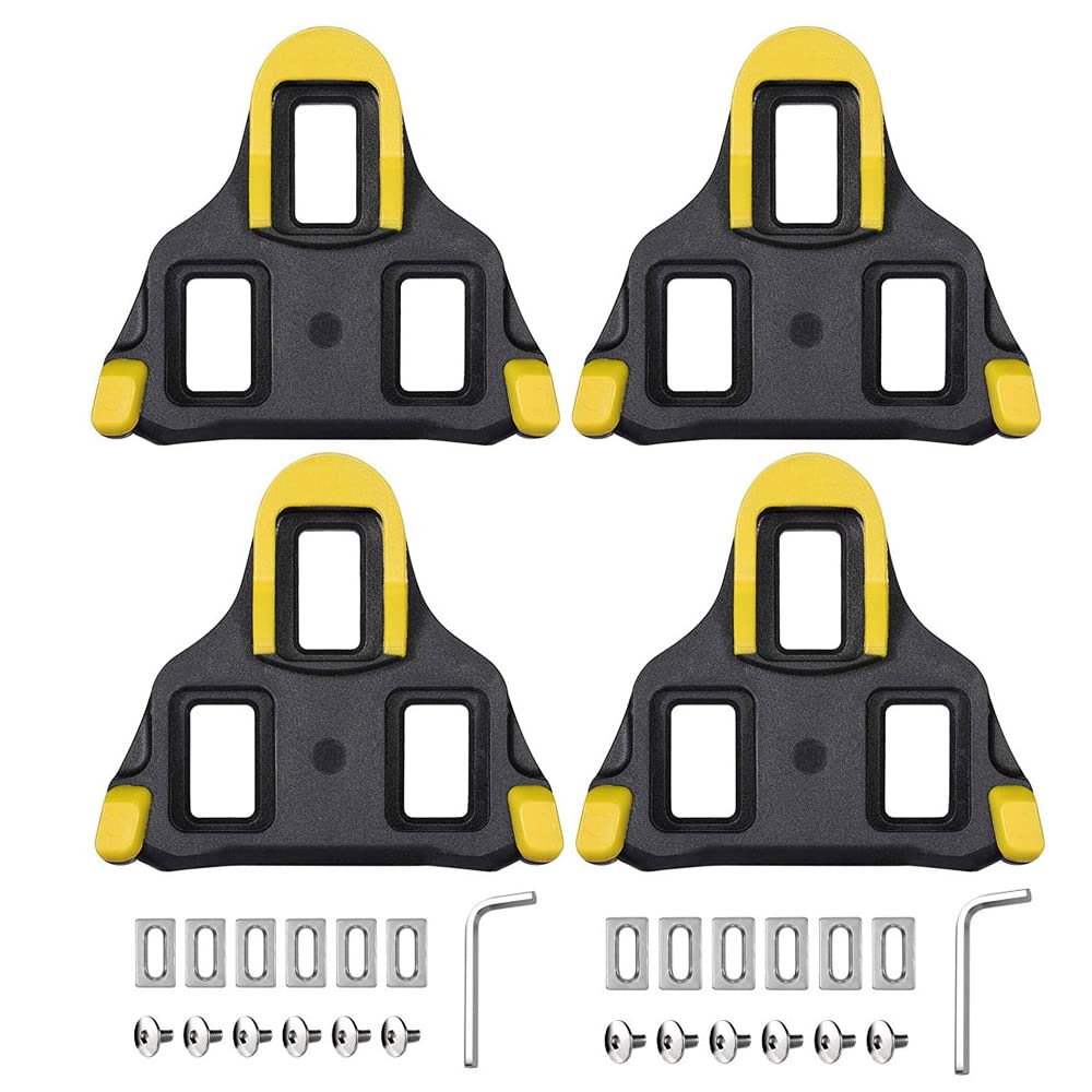 Amazon.com : DBXIIART Bike Cleats,2 Pairs 6 Degree Shimano SPD SL Pedal ...