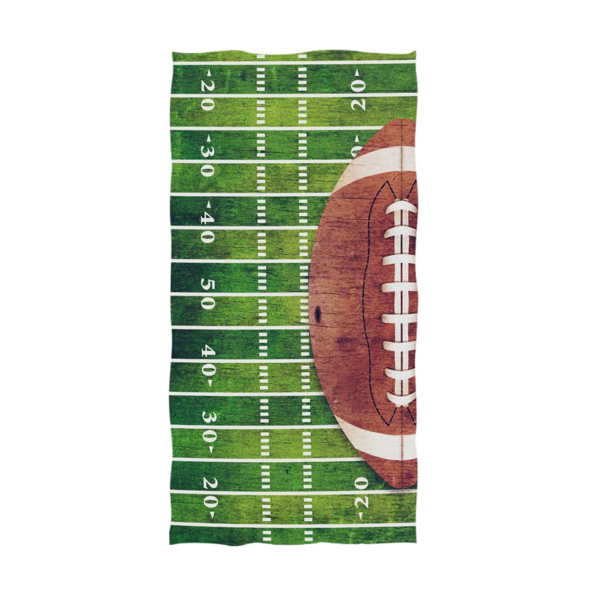 Amazon.com: Naanle Stylish American Football Field and Ball Print Soft ...