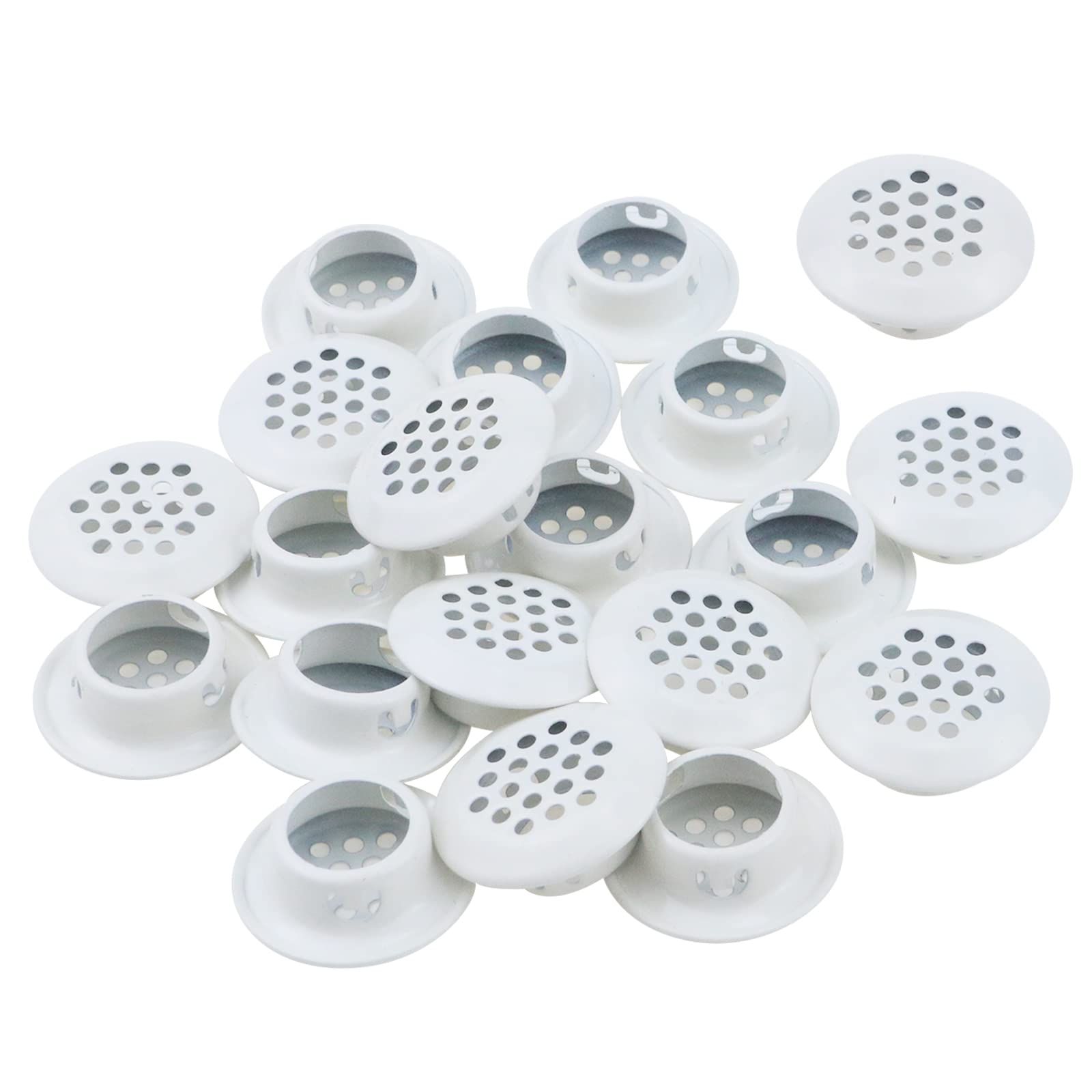 Semetall Air Vents 20 Pack 19mm(0.75") Stainless Steel Circular Soffit ...